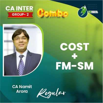 CA Inter Cost and FM-SM by CA Namit Arora – CA INDIA