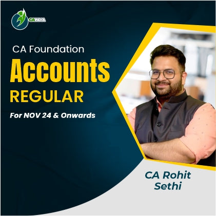 CA Foundation Accounts by CA Rohit Sethi – CA INDIA