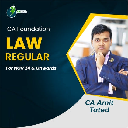 CA Foundation Law by CA CS Amit Tated – CA INDIA