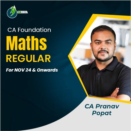CA Foundation Maths by CA Pranav Popat – CA INDIA