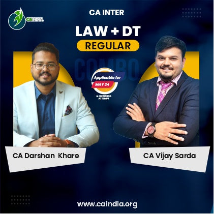 CA Inter Law CA Darshan Khare and DT CA Vijay Sarda – CA INDIA