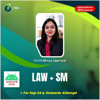 CA Inter Combo - Law and SM by CA CS Divya Agarwal (For Android Only) – CA INDIA